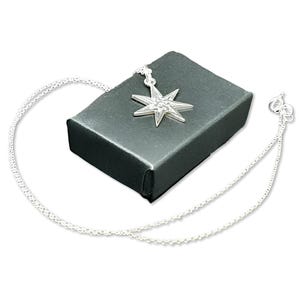 Elven Star Heptagram Pendant Necklace Magic Faery Star 925 Sterling ...