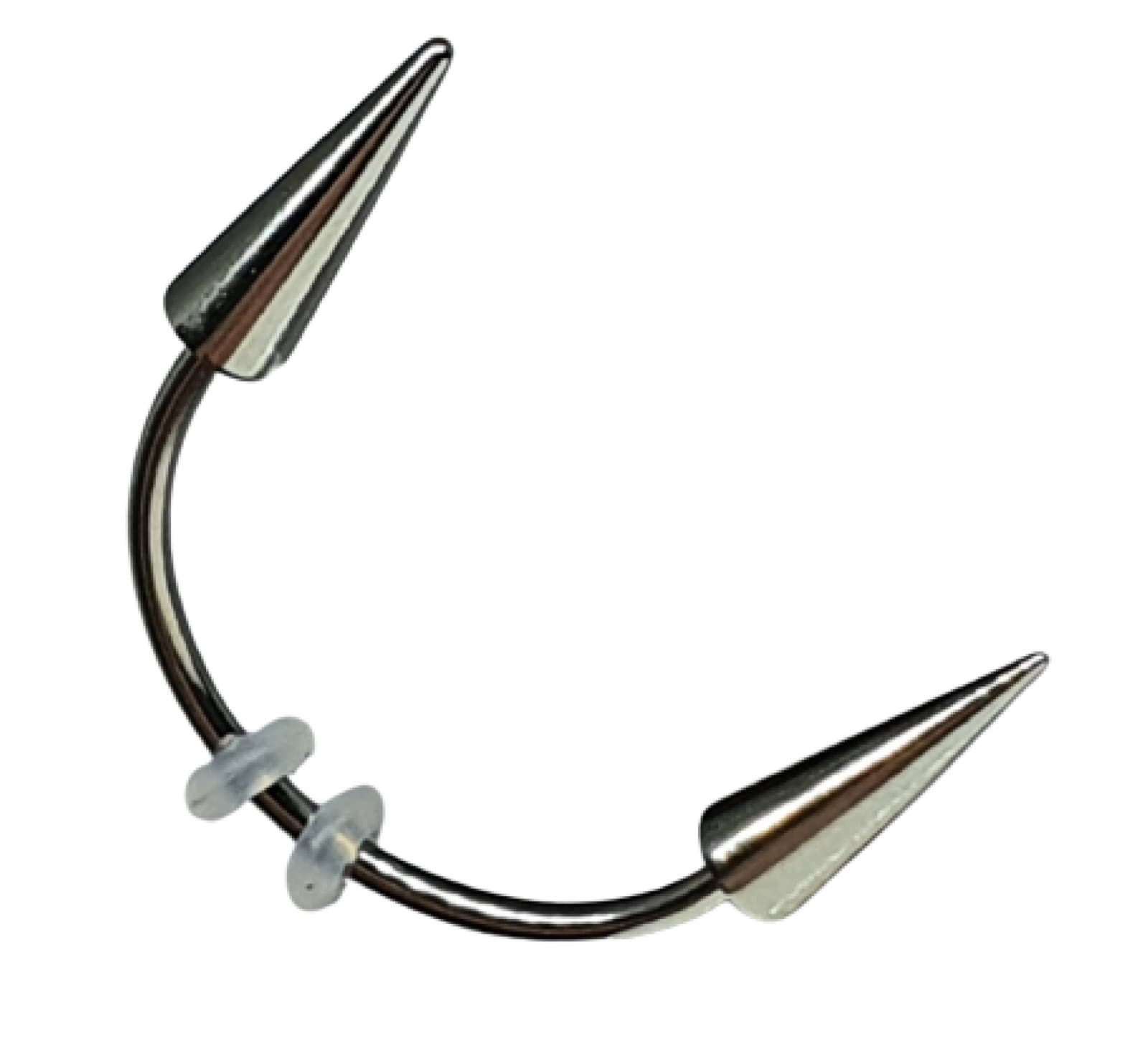 Vampire Fangs Spikes Lip Frenulum Piercing 16g Surgical Steel Jewellery ...