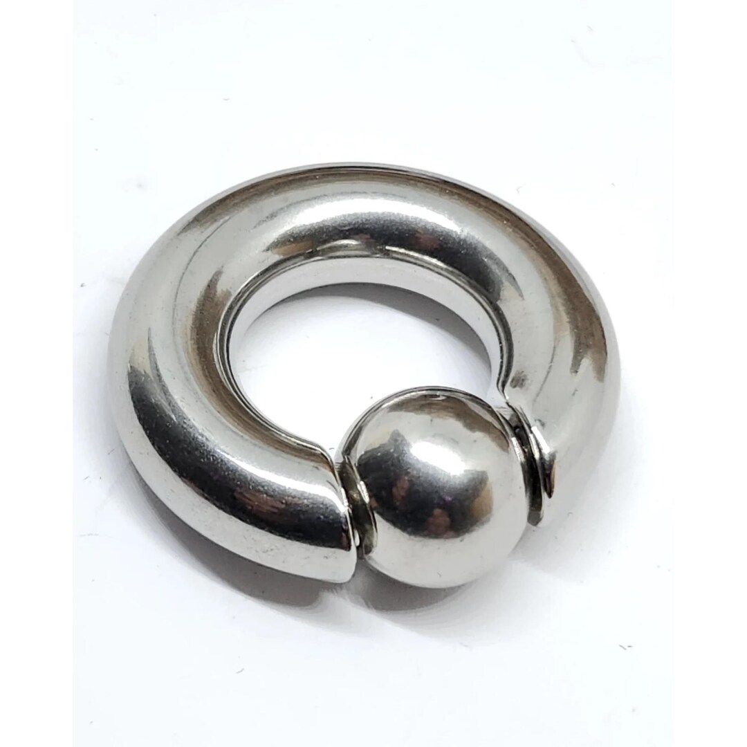 Prince Albert Piercing Easy Fit Heavy Gauge BCR 30mm 0g (8mm) CBR 12mm ...