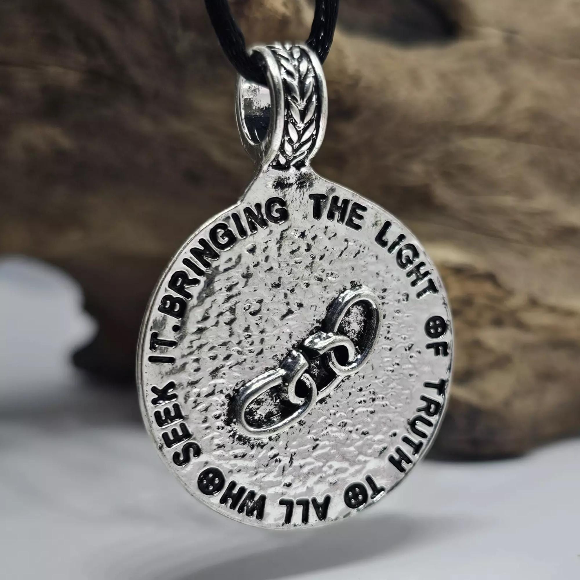 Ouroboros Sigil Lucifer Pendant Horus Pentagram Bringing Light of Truth ...
