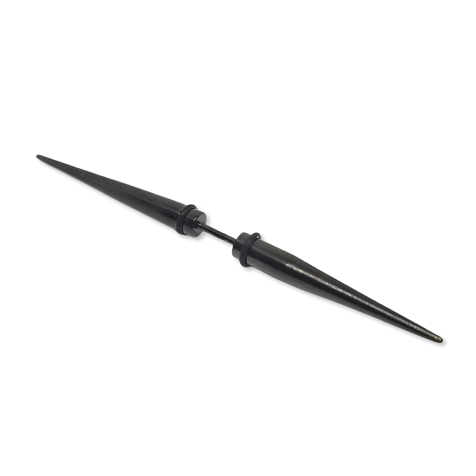 Spike Septum Piercing Black 70mm Large Bar Cone Statement Spike Septum Piercing Black 70mm Large Bar Cone Statement
