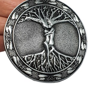 Belt Buckle Tree of Life Ash Elm Odins Arsk & Embla Norse Celt Buckle ...