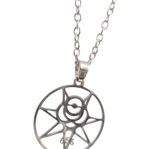Thelema Sigil Amulet 666 Satanic Pendant Necklace Occultism Crowley ...