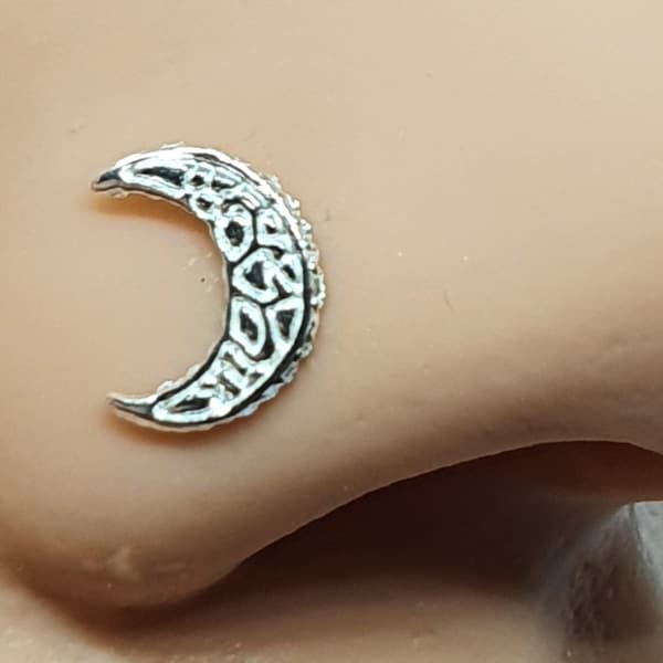 Moon Nose Ring - Etsy