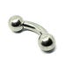 Prince Albert Curved Bar 4 Gauge 10mm Balls 316L Surgical Steel Body ...