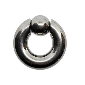 Prince Albert Piercing 35mm Very Heavy Gauge BCR 10mm 00g CBR 14mm Ball ...
