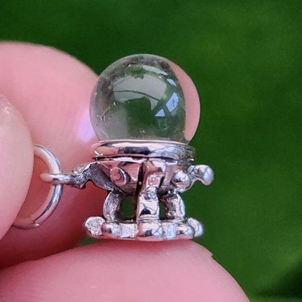 Crystal Ball Charm - Etsy