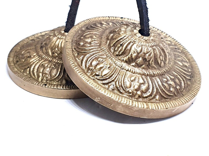 Lotus Tingsha Bells Lotus Flower Tibetan 70mm / 2.75 Inch - Etsy UK