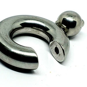 Prince Albert Piercing 38mm Very Heavy Gauge BCR 10mm 00g CBR 14mm Ball ...