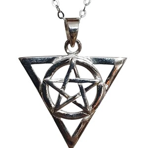 Witchcraft 1st Degree Witch Pendant Necklace 18" Chain - Esoteric Pagan ...