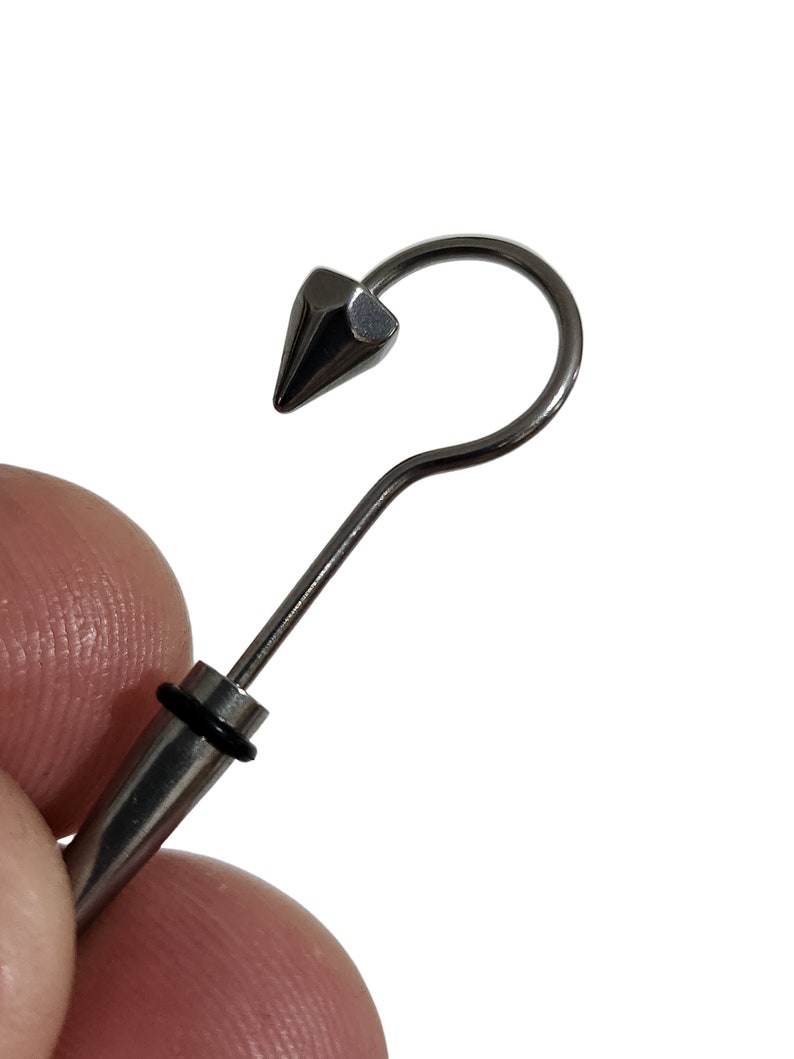 Spiked Hook Piercing Upper Helix. Nose Ear or Where You - Etsy