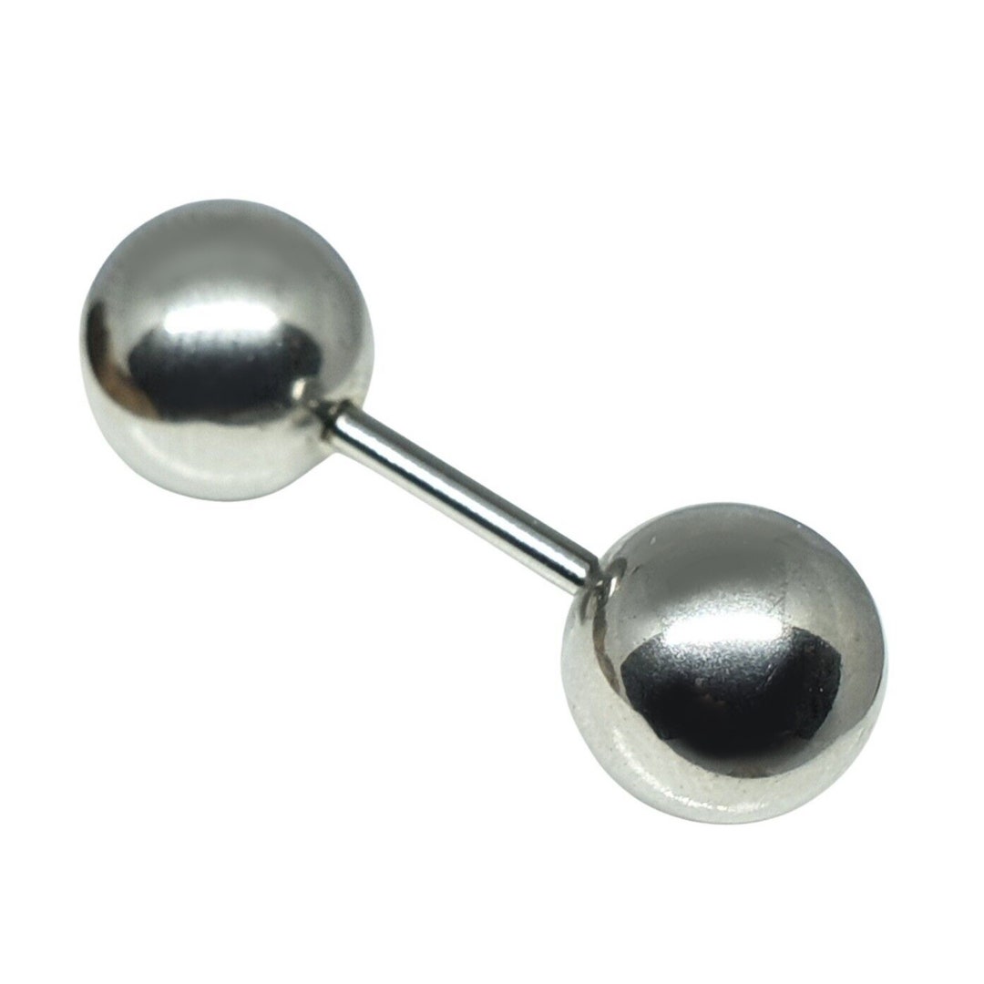 Barbell Bar 14g 1.6mm 316L Large 10mm Balls Earring Prince Albert VCH HCH Vaginal Nipple Heavy ...