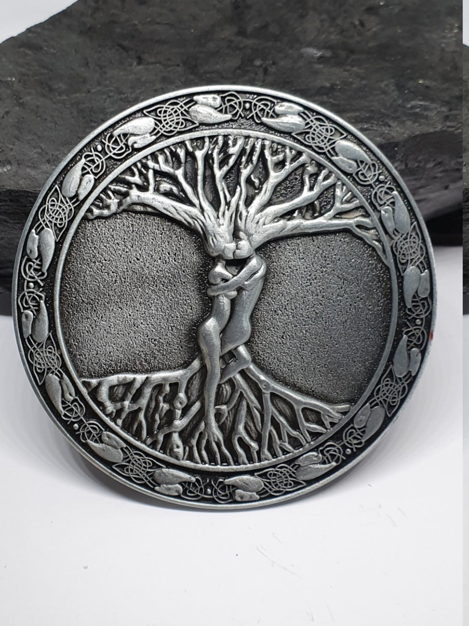 Belt Buckle Tree of Life Ash Elm Odins Arsk & Embla Norse Celt | Etsy