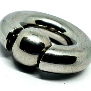 Prince Albert Piercing 38mm Very Heavy Gauge BCR 10mm 00g CBR 14mm Ball ...