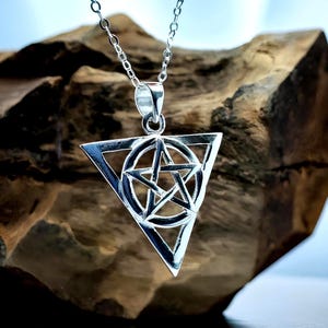 Witchcraft 1st Degree Witch Pendant Necklace 18" Chain - Esoteric Pagan ...