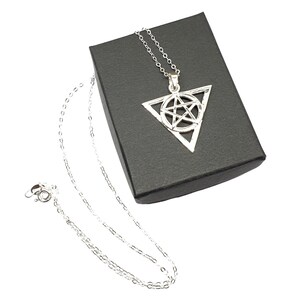 Witchcraft 1st Degree Witch Pendant Necklace 18" Chain - Esoteric Pagan ...