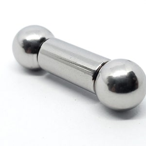 Prince Albert Piercing Barbell Bar 2g 6mm Prince Albert Large Gauge 8mm Ball Earring Heavy ...