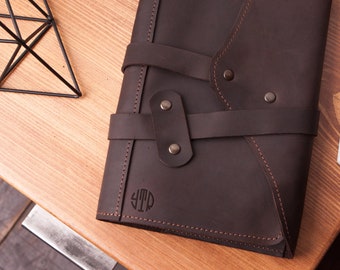 Leather Notepad Holder - Etsy