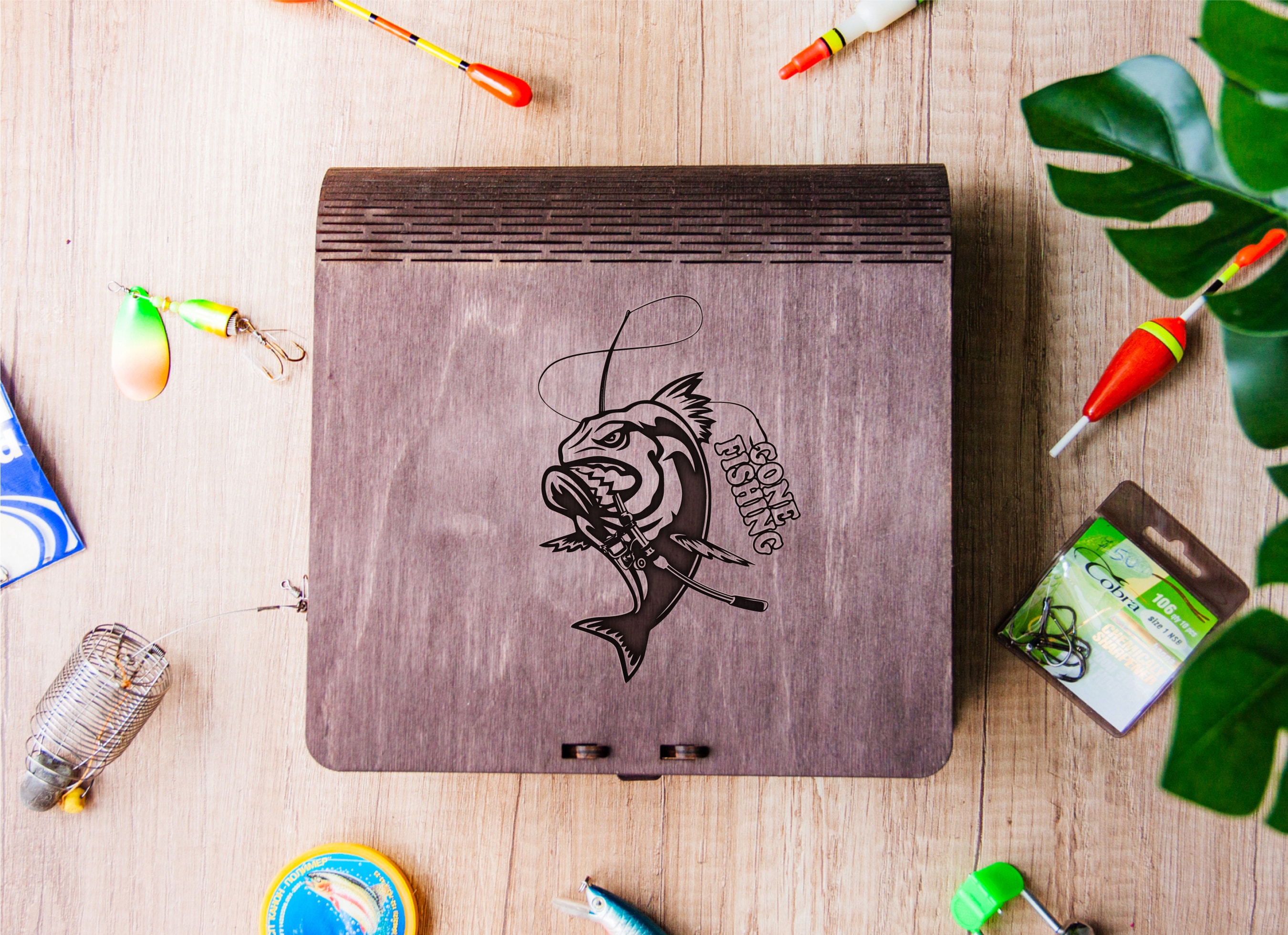 Personalized Tackle Box, Custom Fishing Box, Engraved Tackle Box ...