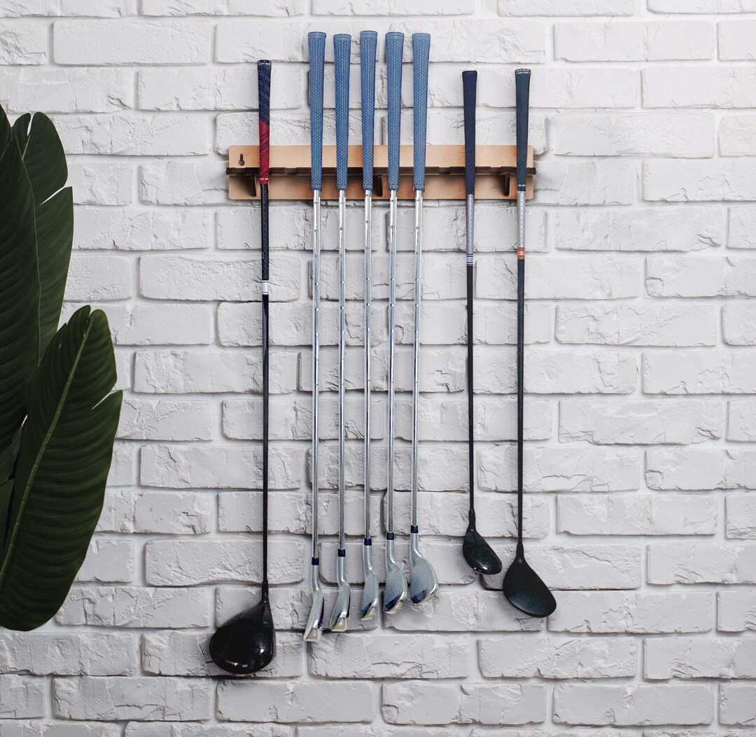 Golf Club Wall Mount, Golf Club Hanger, Golf Club Wall Holder, Golf ...
