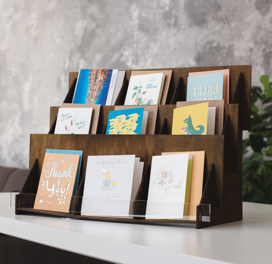 Custom Gift Display Stand, Wooden Gift Card Display Rack, Wooden ...