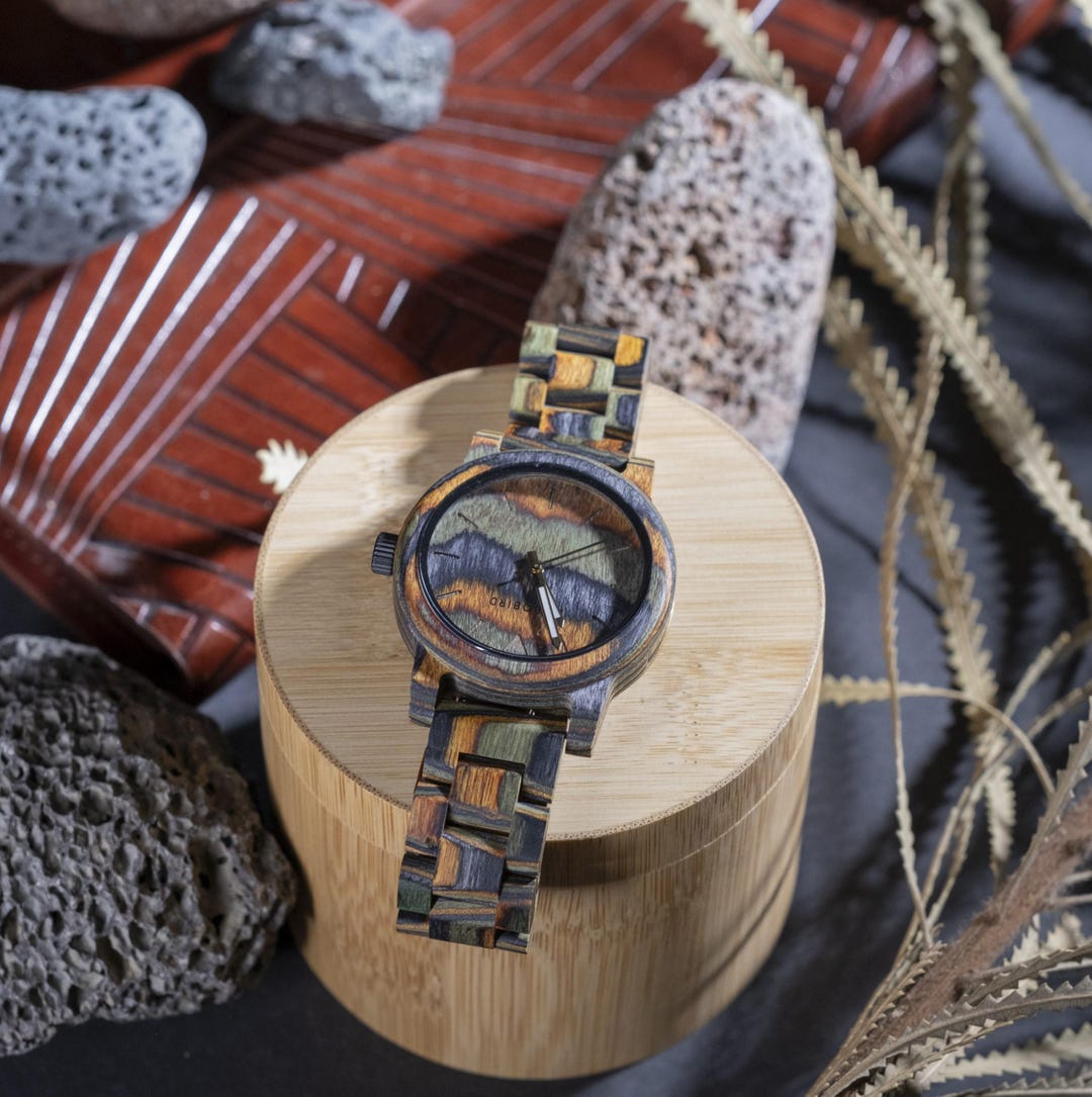 Personalized Wooden Wrist Watch, Engraved Wooden Watch With Box, Luxury ...