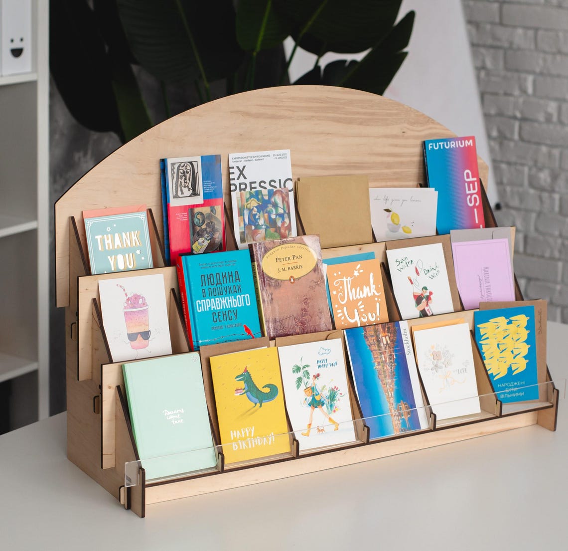Gift Card Wooden Shelf, Gift Card Wooden Rack, Personalized Trader ...