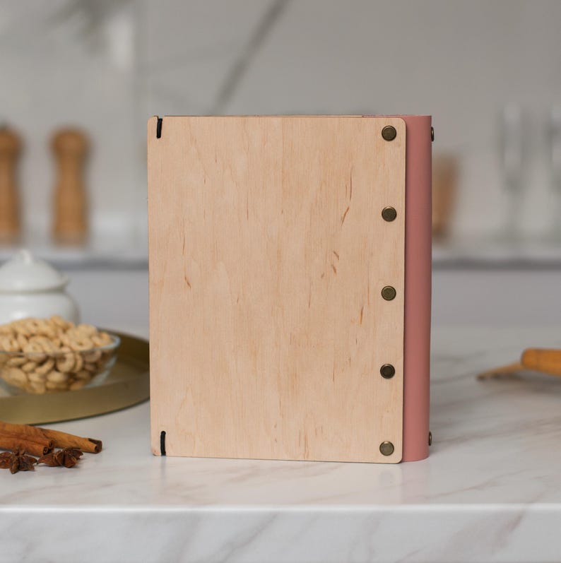 Personalized Recipe Binder With Monogram, Monogram Recipe Book, Custom ...