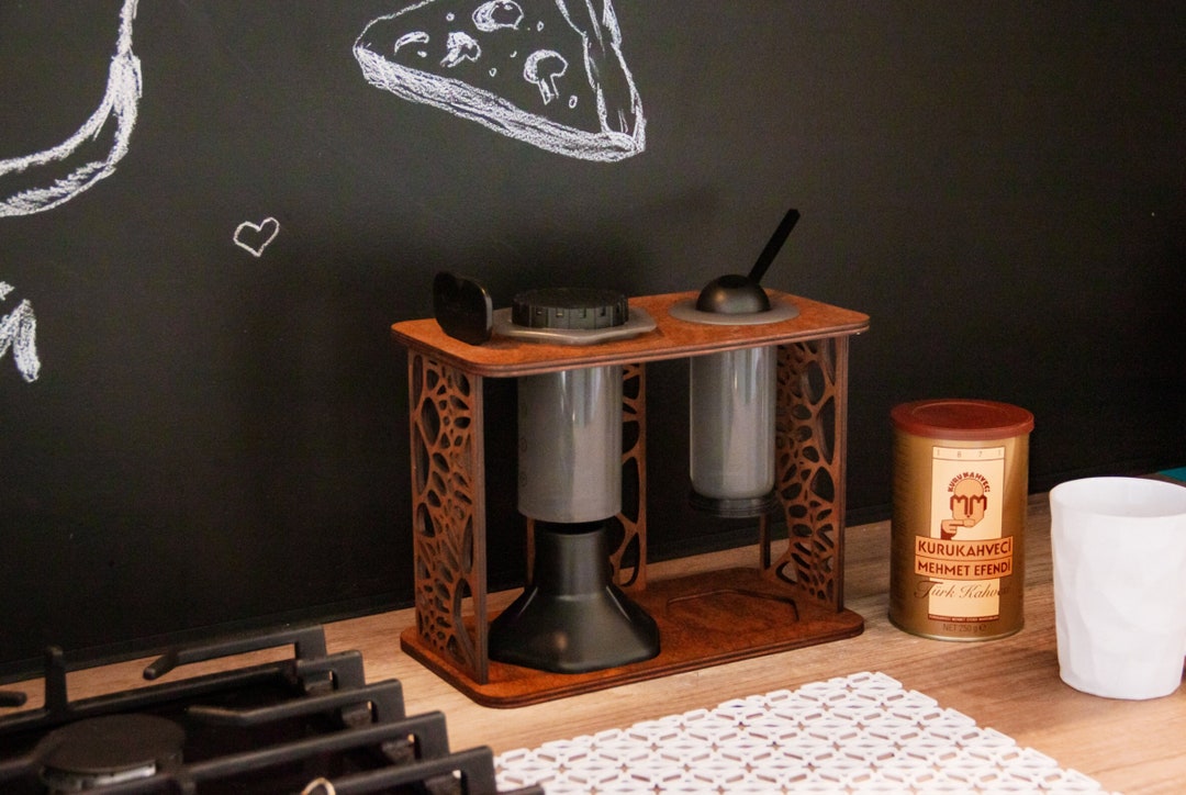 Aeropress Organizer, Aeropress Stand, Coffee Station Organizer ...
