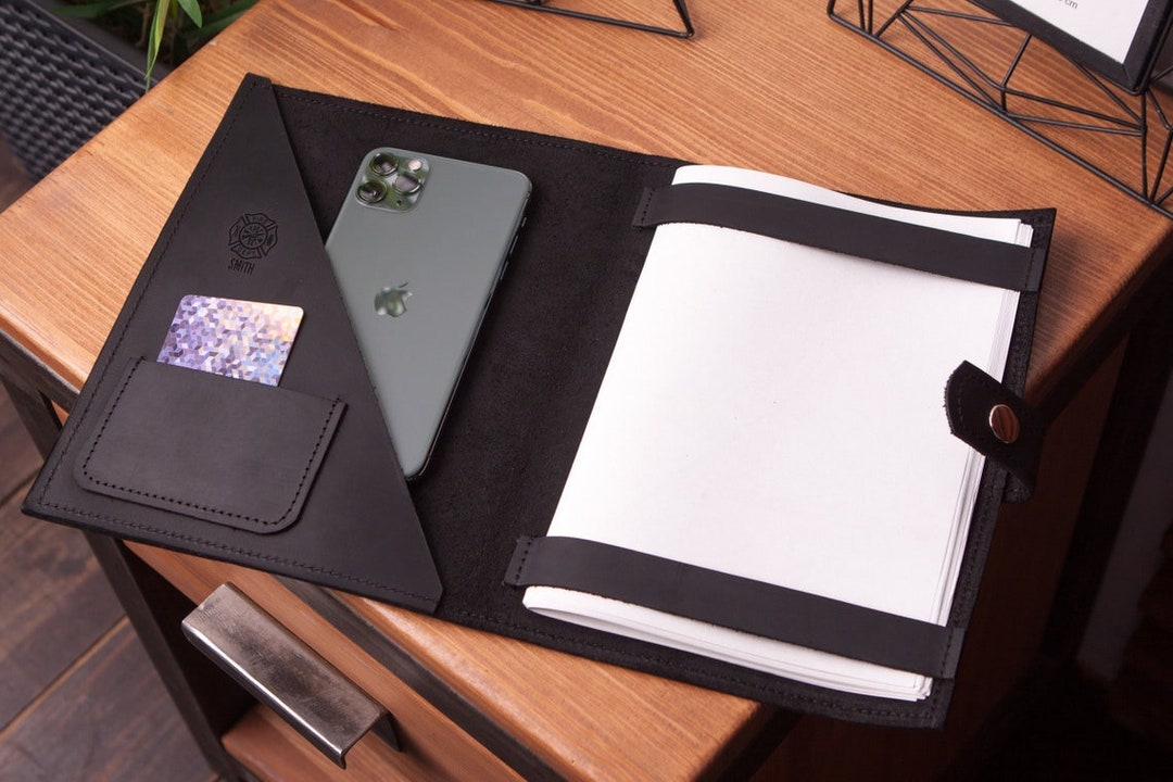 Leather Portfolio for Men,leather Padfolio for Men,business Portfolio ...