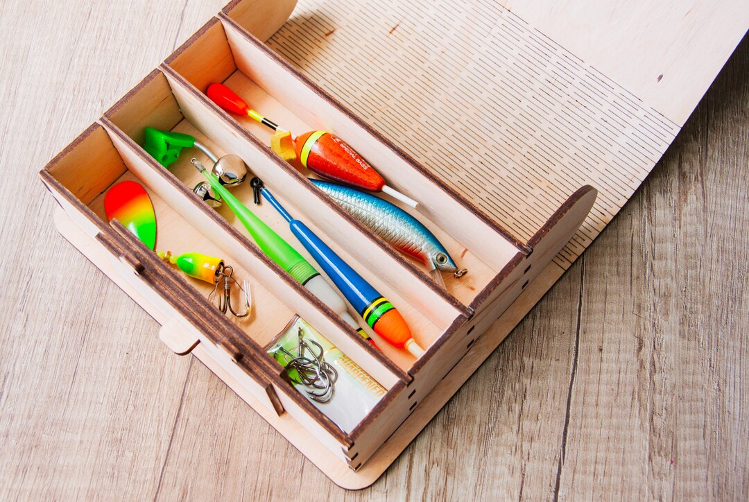 Custom Fishing Tackle Box, Engraved Tackle Box, Handmade Fishing Gift ...