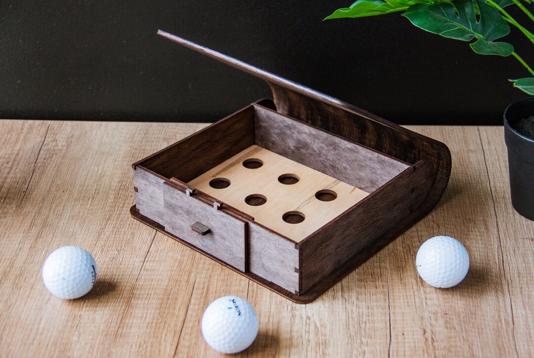 Personalized Golf Ball Box, Engraved Golf Ball Box, Custom Golf Ball ...