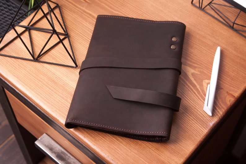 Leather Bound Journal for Men, Leather Notebook Cover A5, Leather ...