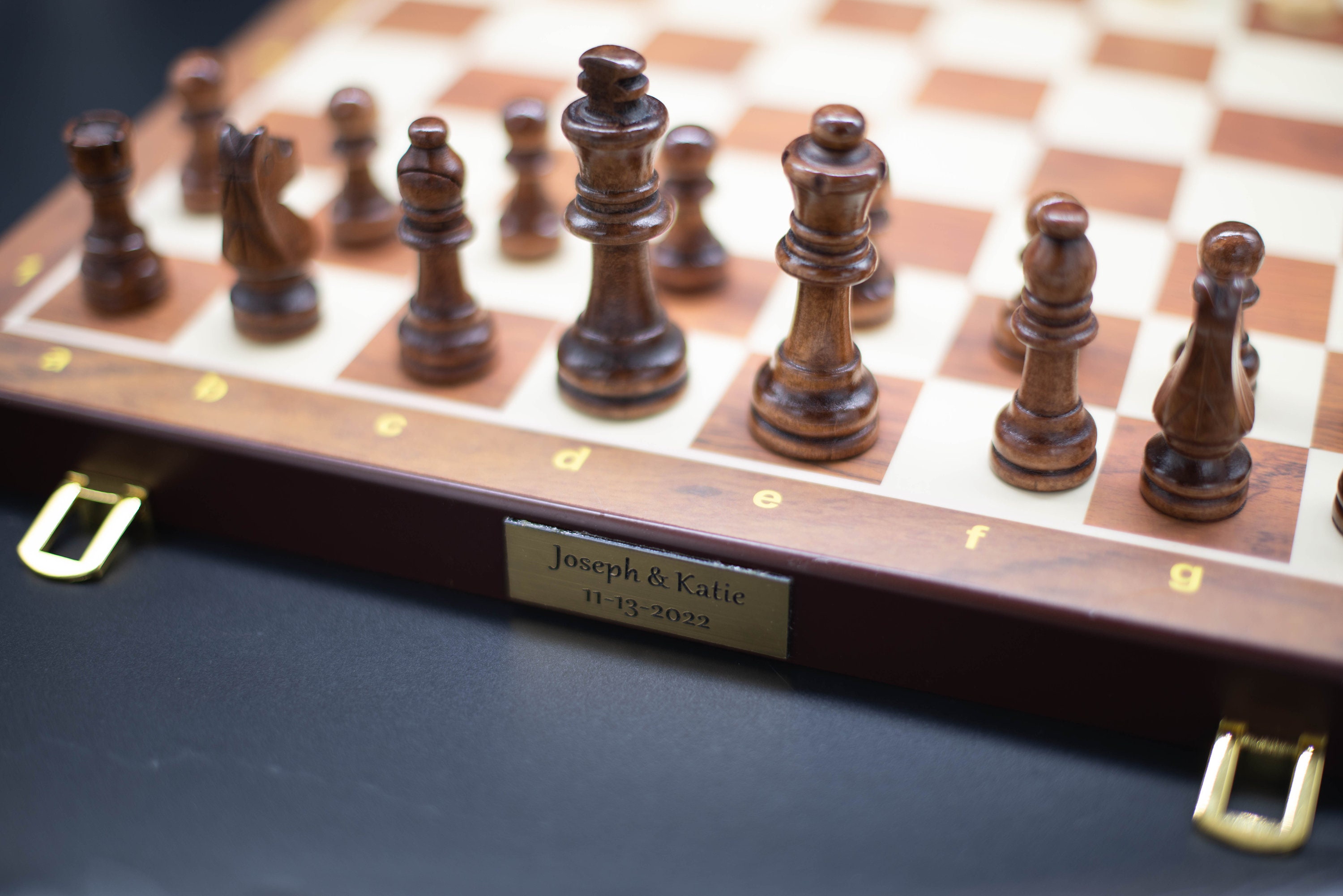 Personalized Chess Set With Storage Custom Chess Set - Etsy
