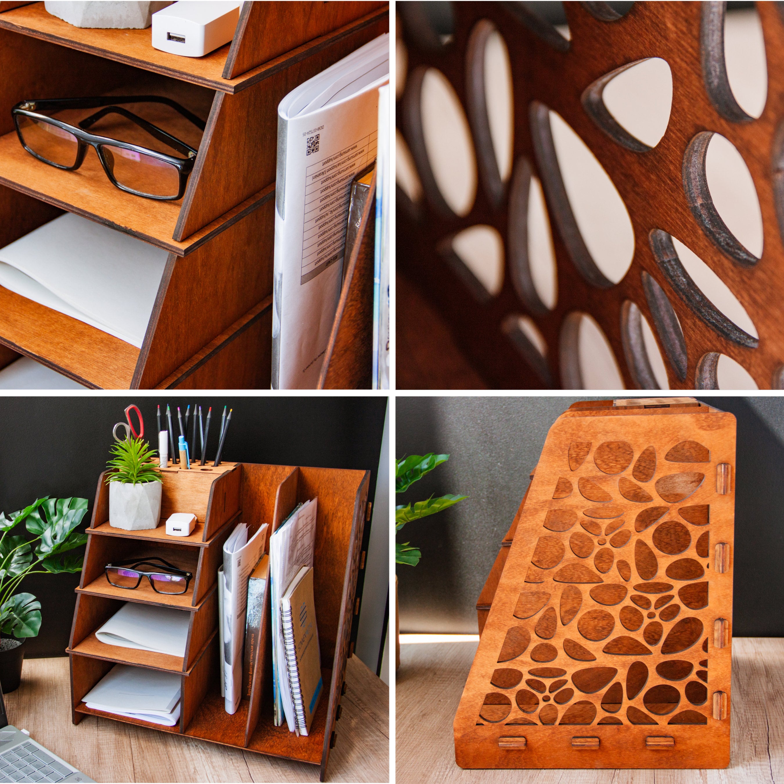 Personalized Desk Organizer Custom Desk Organizer Desk - Etsy