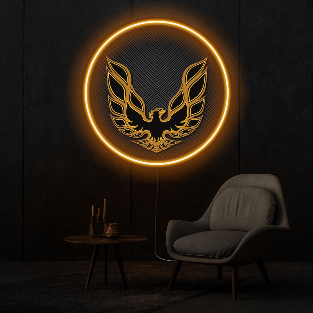 Firebird Light up Sign, Firebird Neon Sign, Firebird Wall Decor ...