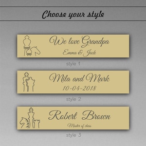 Personalized Chess Set With Storage, Custom Chess Set, Engraved Chess ...