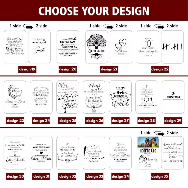 Personalized Wind Chimes Gift Engraved Wind Chimes - Etsy