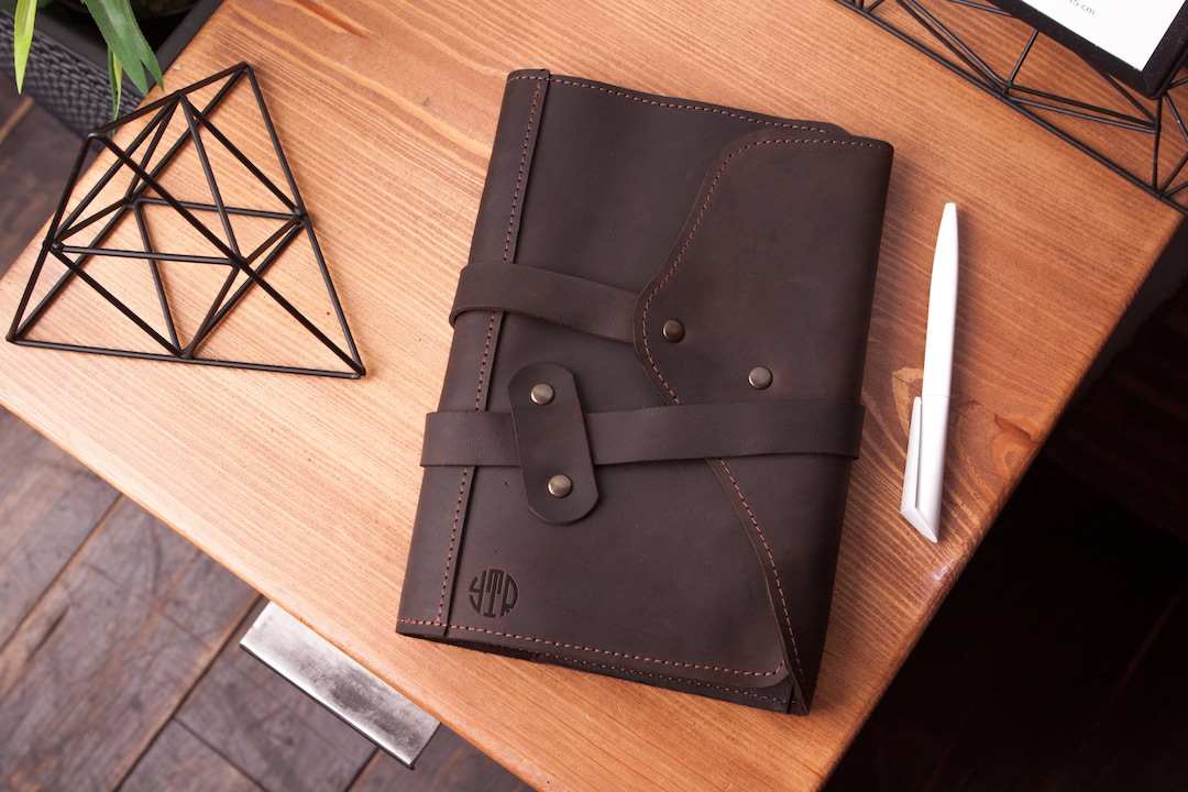 Leather Bound Journal for Men, Leather Notebook Cover A5, Leather ...