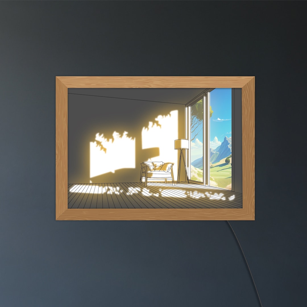 Personalized Lighting Painting, Night Light Painting, Bedside Light ...