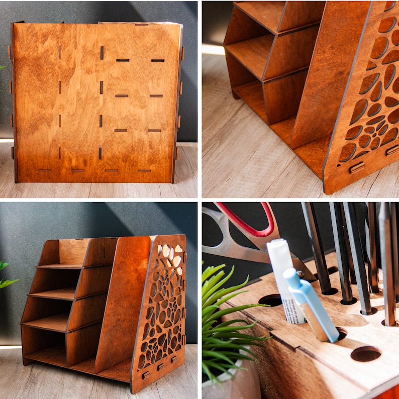 Personalized Desk Organizer Custom Desk Organizer Desk - Etsy