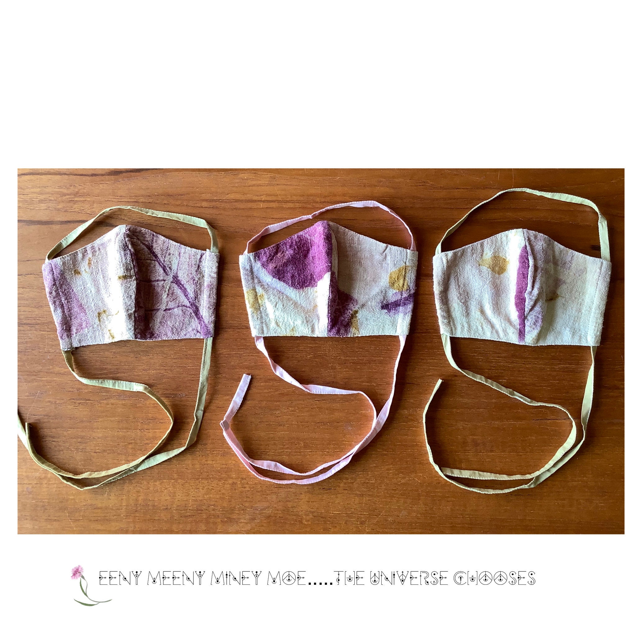 Organic Mask X 1 Plant Dyed Organic Cotton Face Mask Multi - Etsy