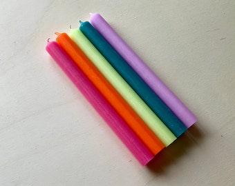Rainbow Candles | Etsy