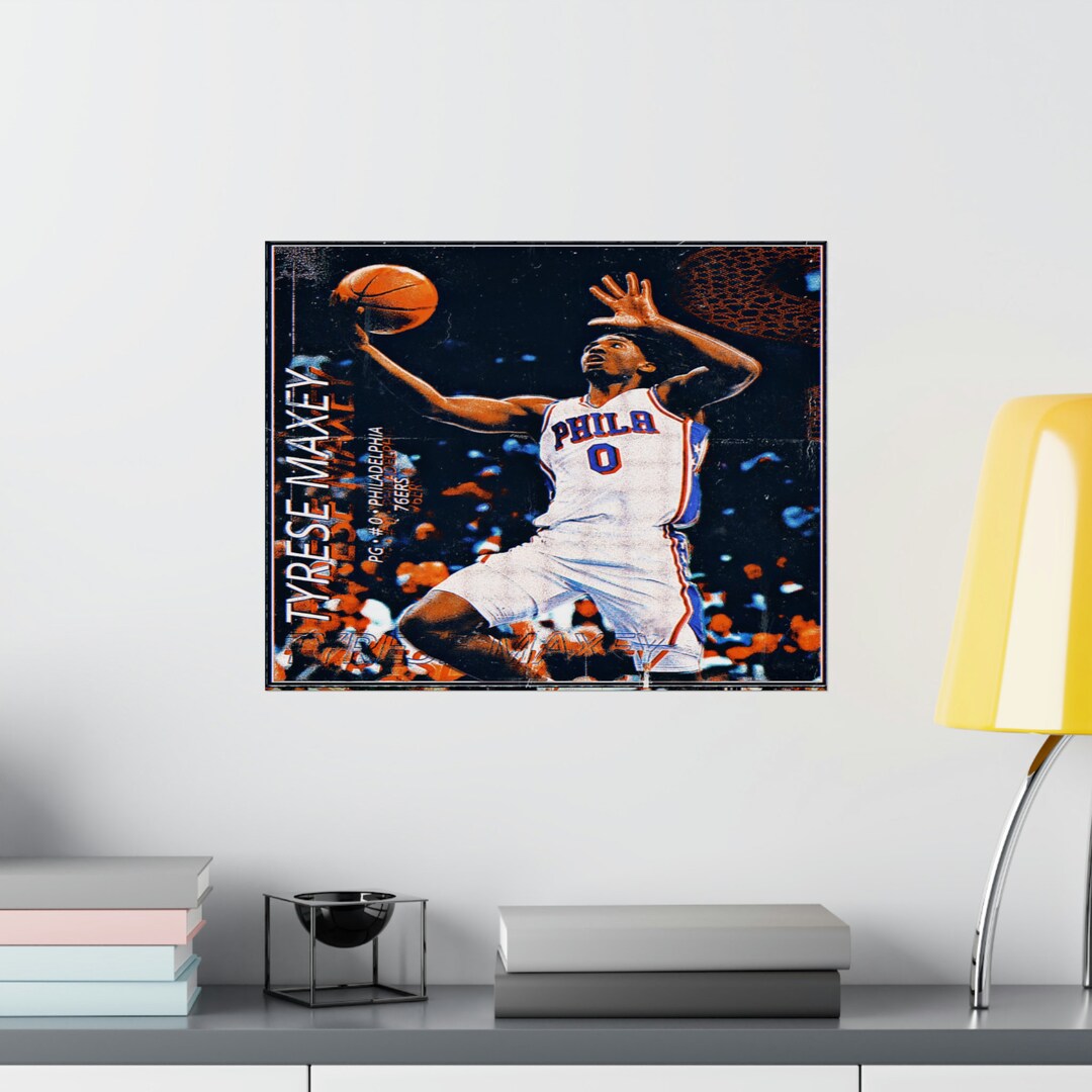 Tyrese Maxey 'ascend' Premium Matte Horizontal Posters - Etsy