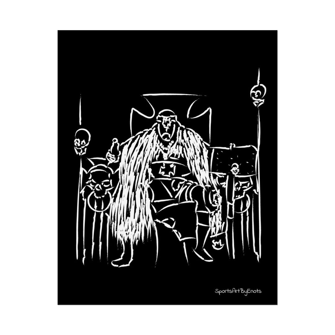 King of Kings Wrestling Doodles Series-rolled Posters - Etsy