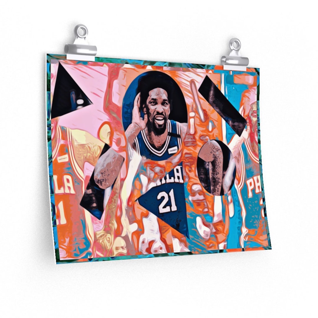Joel Embiid 'shapes' Premium Matte Horizontal Posters - Etsy