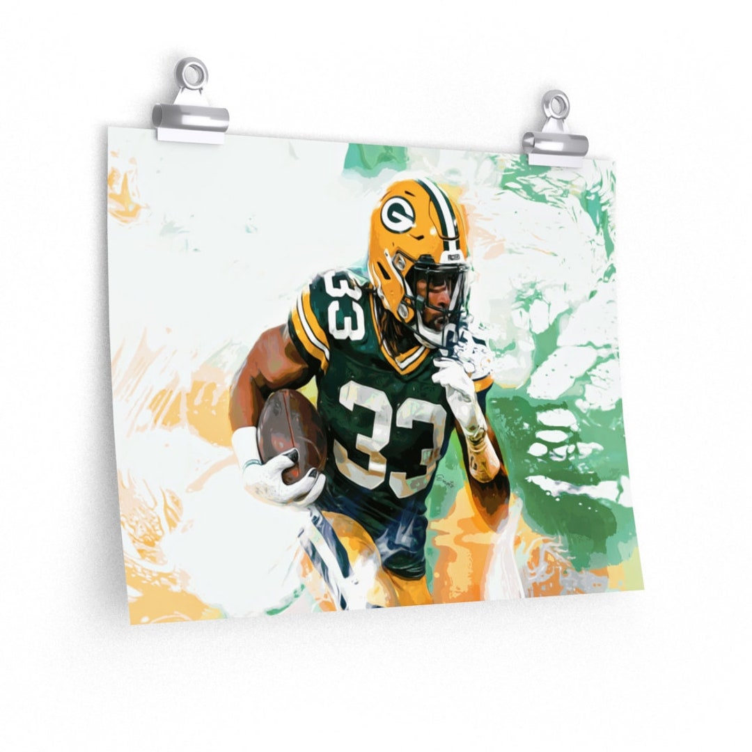 Aaron Jones 'bright Lights' Premium Matte Horizontal Posters - Etsy