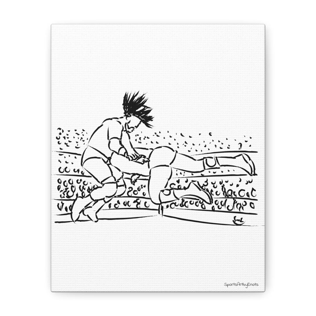 The Game Wrestling Doodles Series-artistic Stretched Canvas Print - Etsy