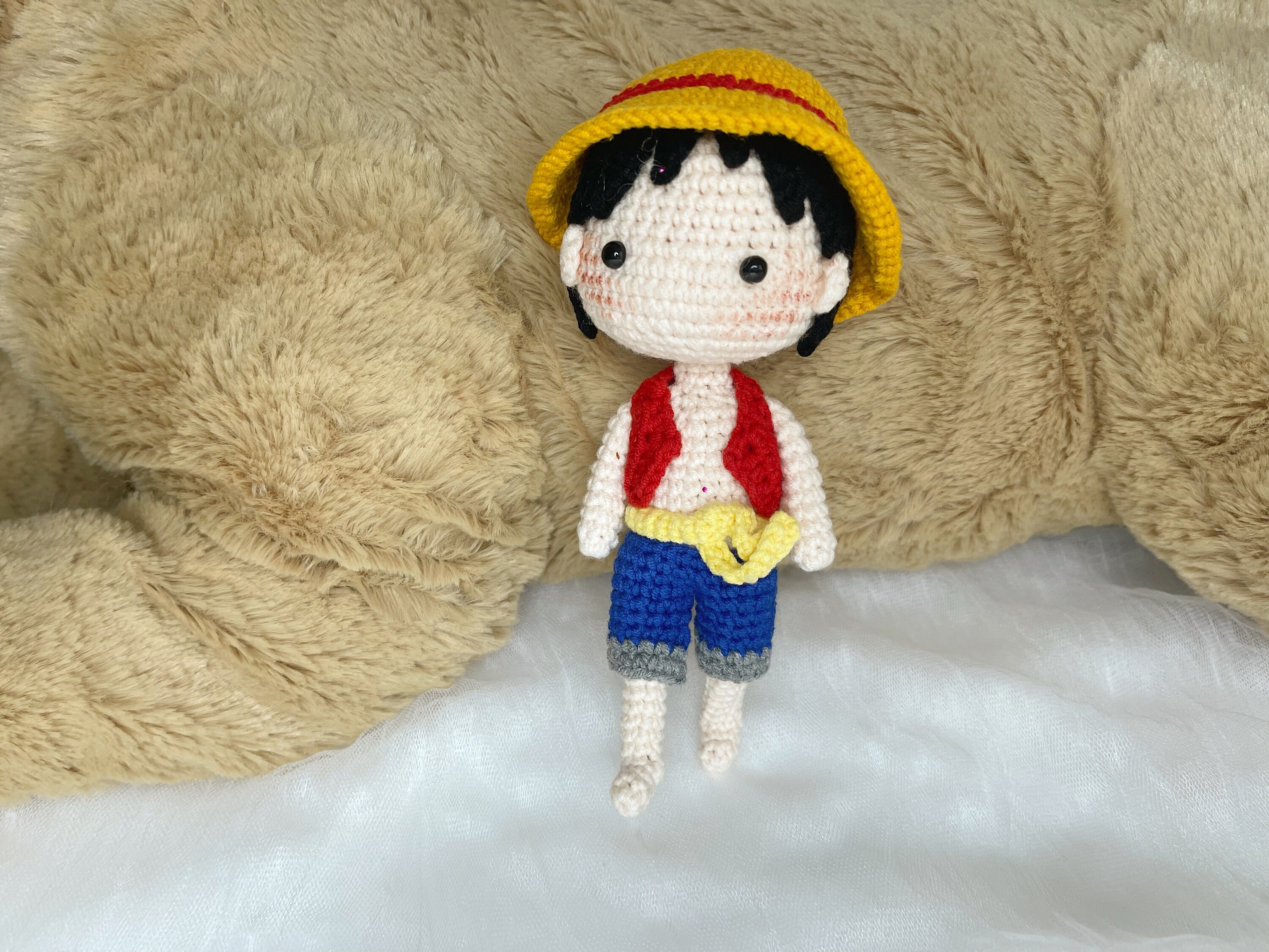 Amigurumi Luffy Crochet Luffy Juguete de ganchillo Regalo | Etsy