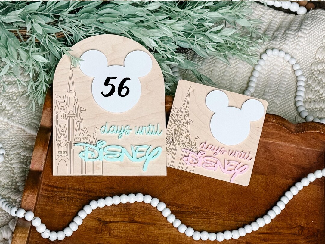 Disney Countdown Sign, Disney Magnet, Days Until Disney Countdown Arch ...